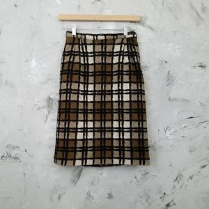 Country Set by Margit | Skirts | Country Set 6s Vintage Brown Plaid ...
